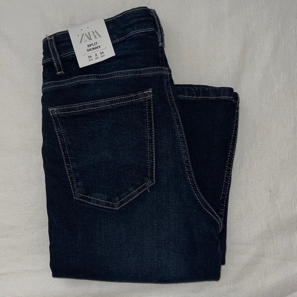 Zara | Jeans | Zara Split Skinny Jean | Poshmark